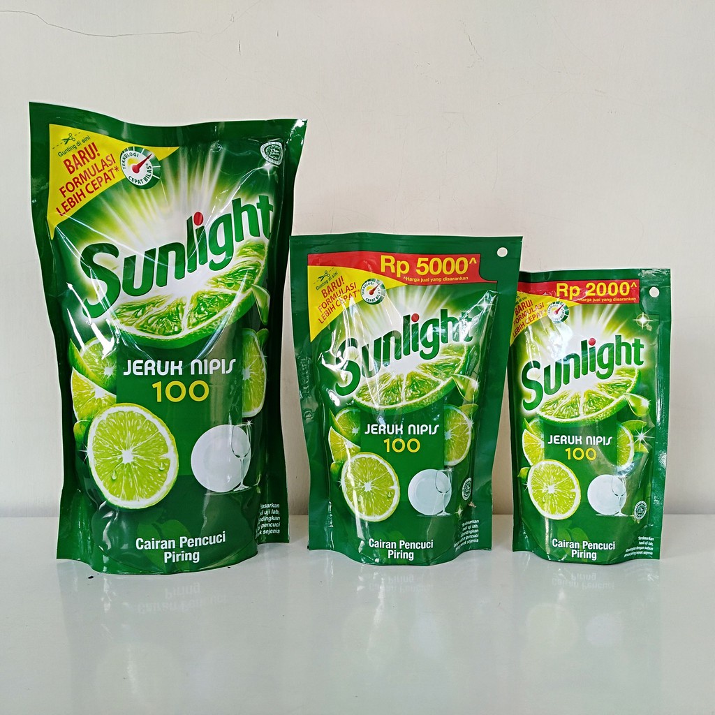 Jual Sunlight Lime Sabun Cuci Piring Jeruk Nipis 560ml/370ml/210ml/105ml | Shopee Indonesia