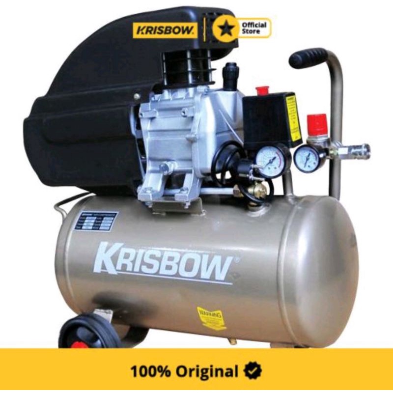 Jual krisbow kompresor 2hp 24 liter 8 bar 1ph crdc022 | Shopee Indonesia