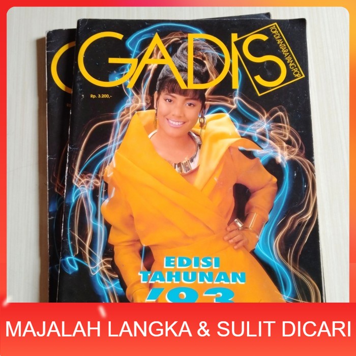 Jual Majalah GADIS Edisi Tahunan 1993 Cover LULU TOBING Langka | Shopee Indonesia
