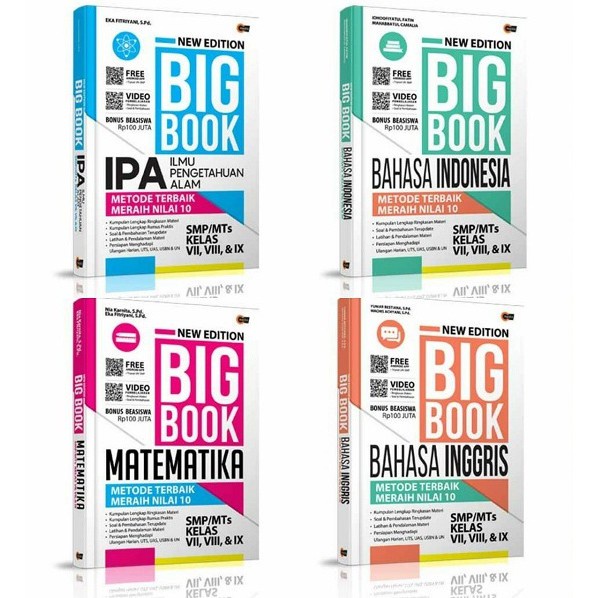 Jual New Edition Big Book Matematika - IPA - Bahasa Indonesia - Bahasa ...