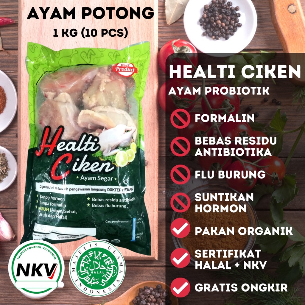 Jual HEALTI CIKEN HEALTHY CHICKEN DAGING AYAM SEHAT ORGANIK PROBIOTIK ...