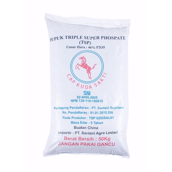Jual PUPUK TSP 46 IMPORT SANTANI EXLUSIF ORIGINAL REPACK 1KG | Shopee ...