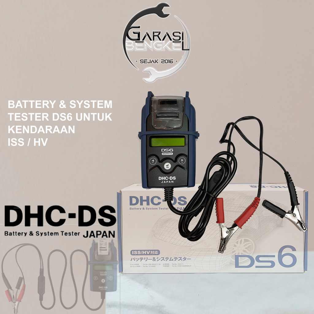 Jual Digital Battery Tester DHC - DS6 Alat Tes Aki kendaraan ISS / HV ...