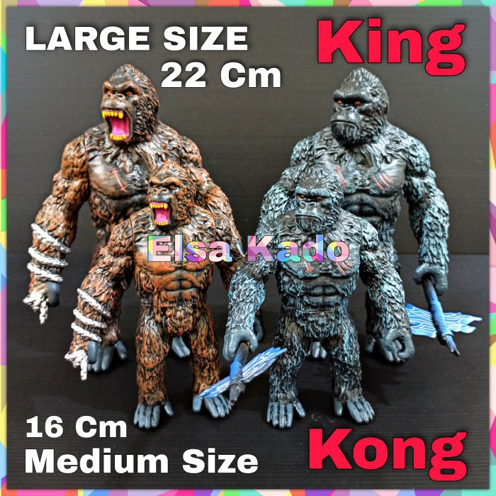 Jual Mainan Kingkong Skull Island Figure Godzilla Vs King Kong Medium Large | Shopee Indonesia