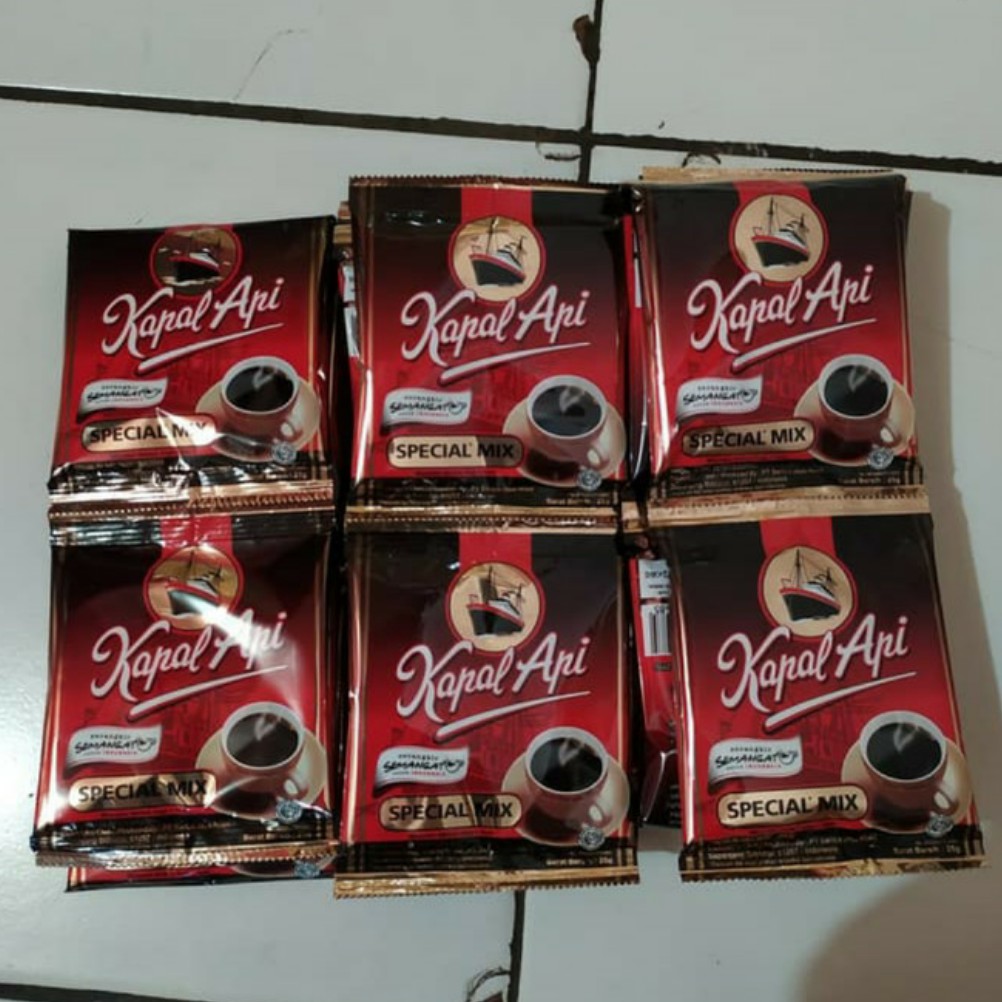 Jual Kopi Kapal Api Spesial Mix (1 Renceng isi 10pcs) Indonesia|Shopee ...