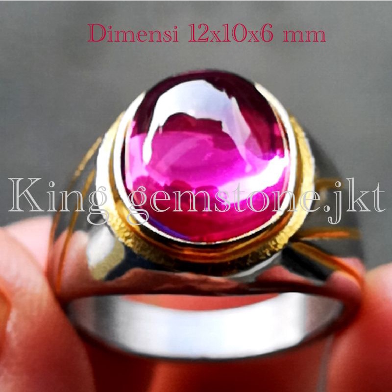 Jual Batu Permata//Batu Akik Ruby Siam Bangkok Super Mewah HQ kekerasan Batu 9.25 Mohs Super ...