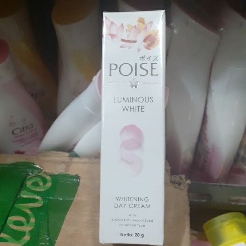 Jual WHITENING DAY CREAM POISE LUMINOUS WHITE 20g | Shopee Indonesia