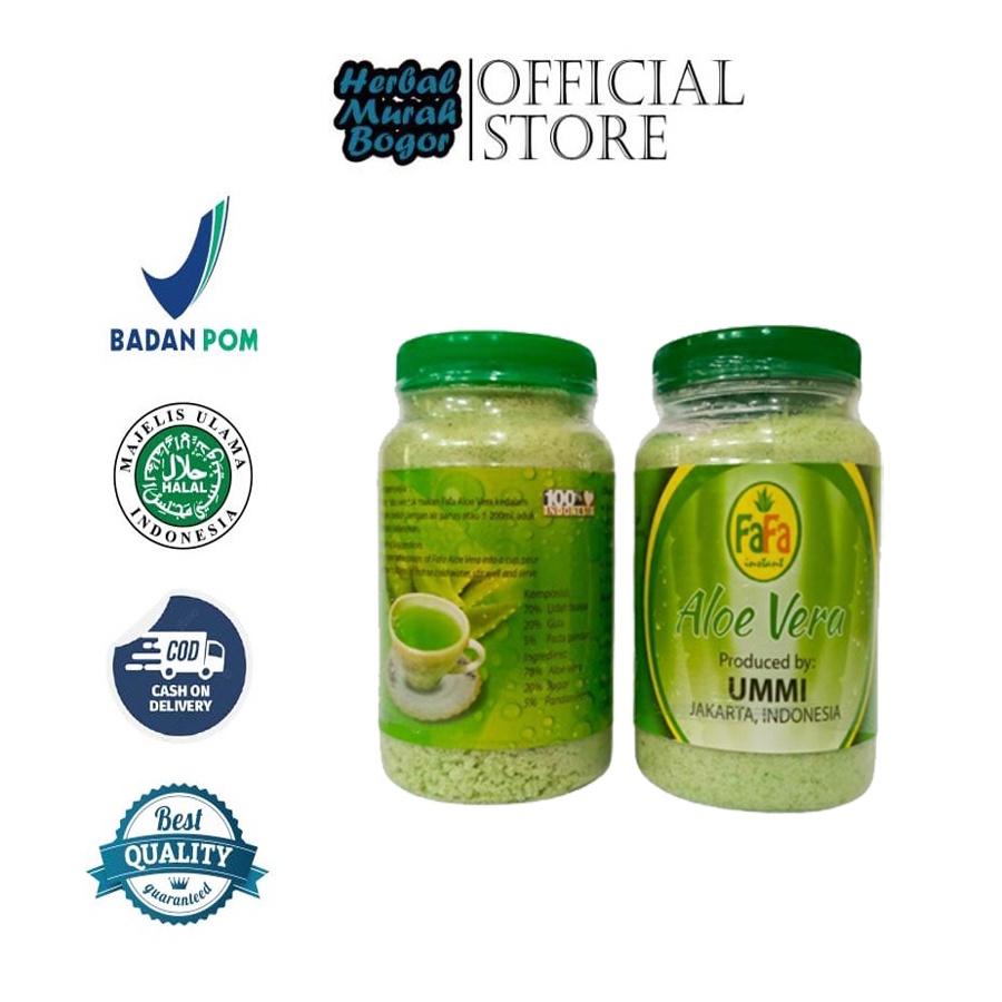 Jual Lidah Buaya Instan Serbuk Aloe Vera 200gr | Obat Herbal Sariawan ...