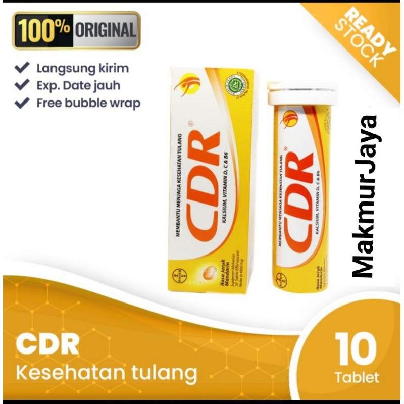 Jual CDR Vitamin Kalsium isi 10 tablet | Shopee Indonesia