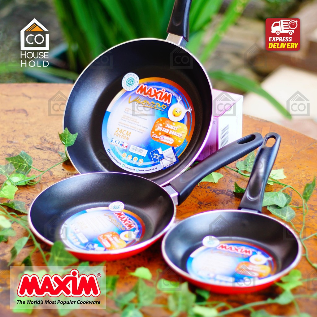 Jual Teflon / Maxim Teflon / 18cm / 20cm / 22cm / 24cm / 26cm ...