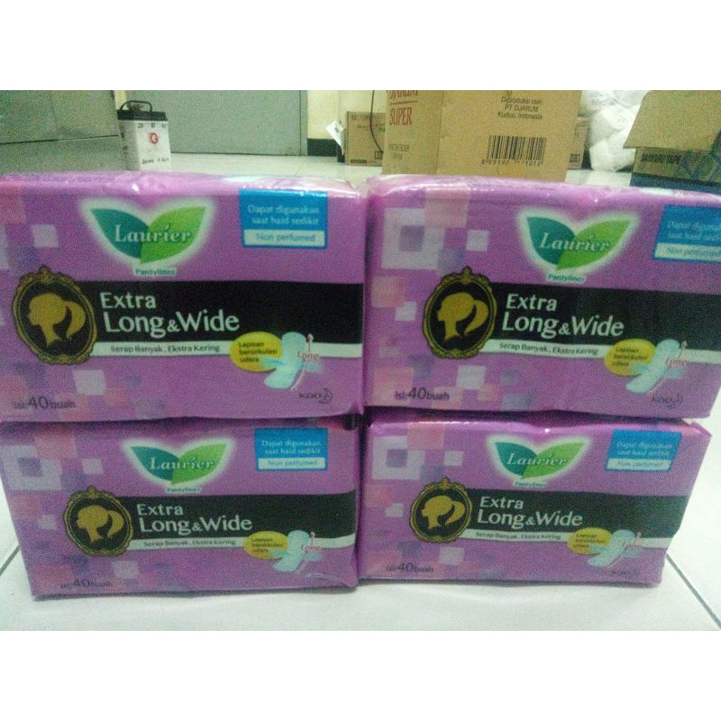 Jual pantyliner laurier isi 40buah | Shopee Indonesia