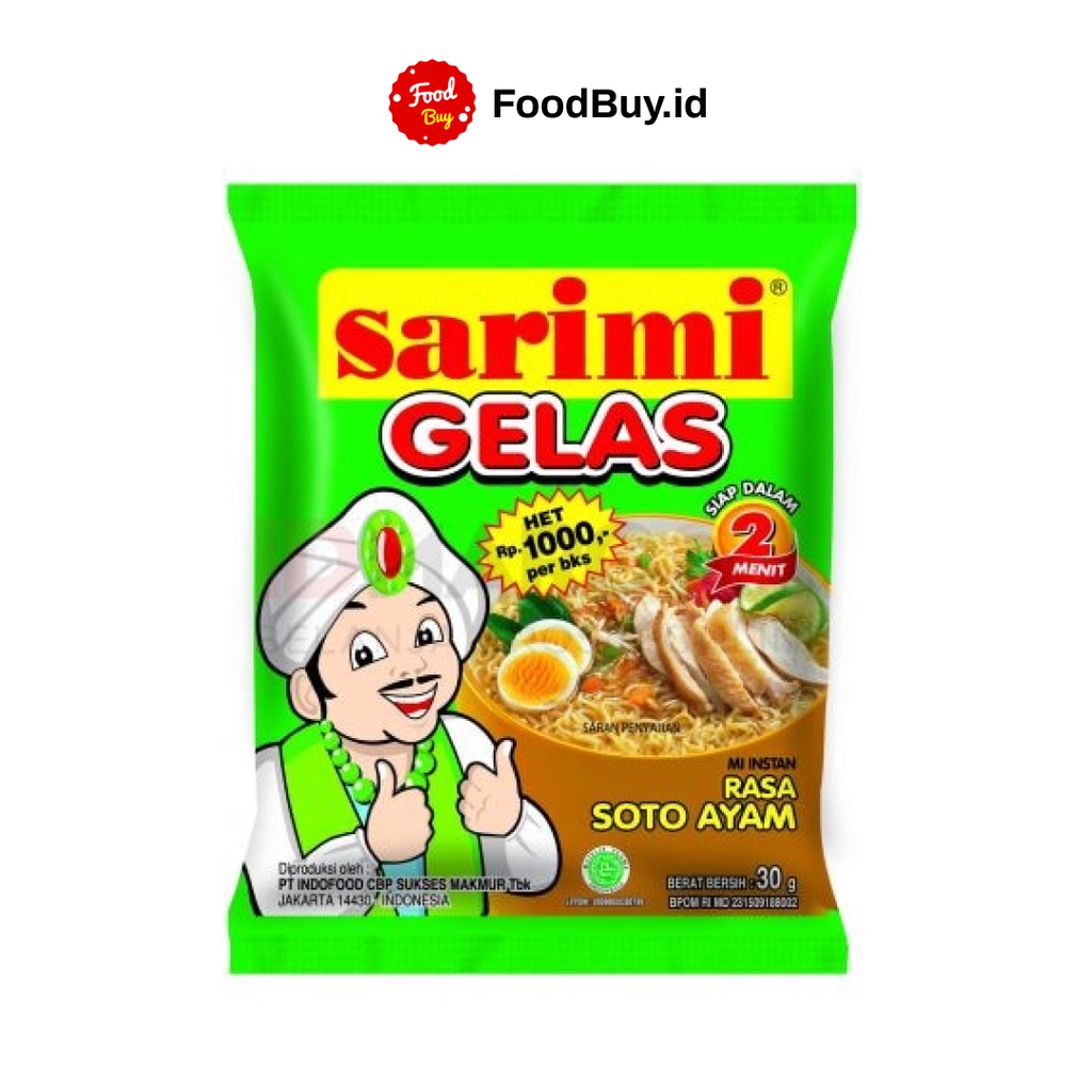 Jual Sarimi Mie Gelas Rasa Soto Ayam 30 gr | Shopee Indonesia