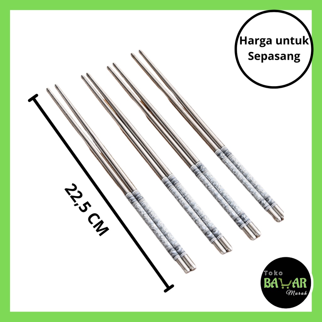 Jual Sumpit Stainless Steel / Sumpit Stainless Tahan Karat / Sumpit ...