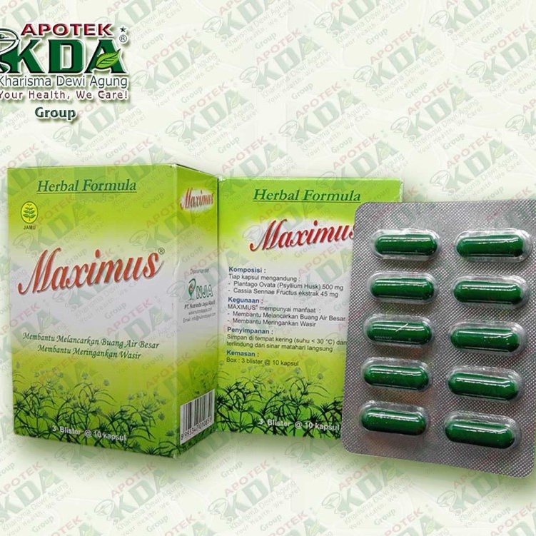 Jual MAXIMUS DIETARY HERBAL ISI 3 STRIP | Shopee Indonesia