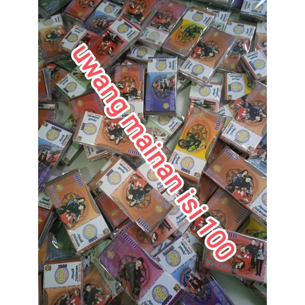 Jual uwang mainan cartoon palsu 1pack isi 100lembar | Shopee Indonesia
