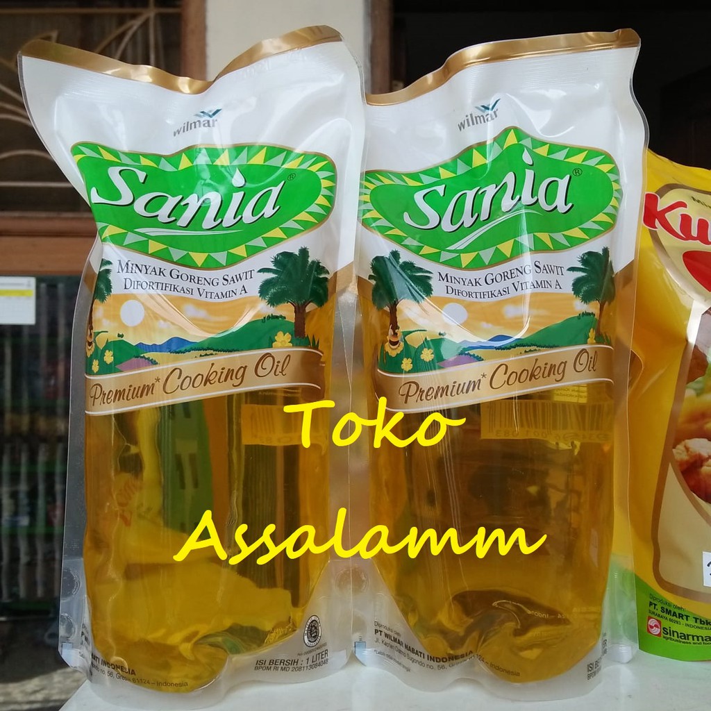 Jual Minyak Goreng Sania 1L / Minyak Sania 1liter Indonesia|Shopee ...