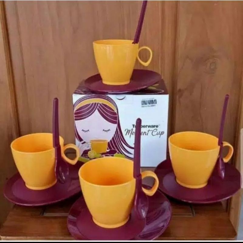 Jual Cangkir moment cup tupperware (1 box) | Shopee Indonesia