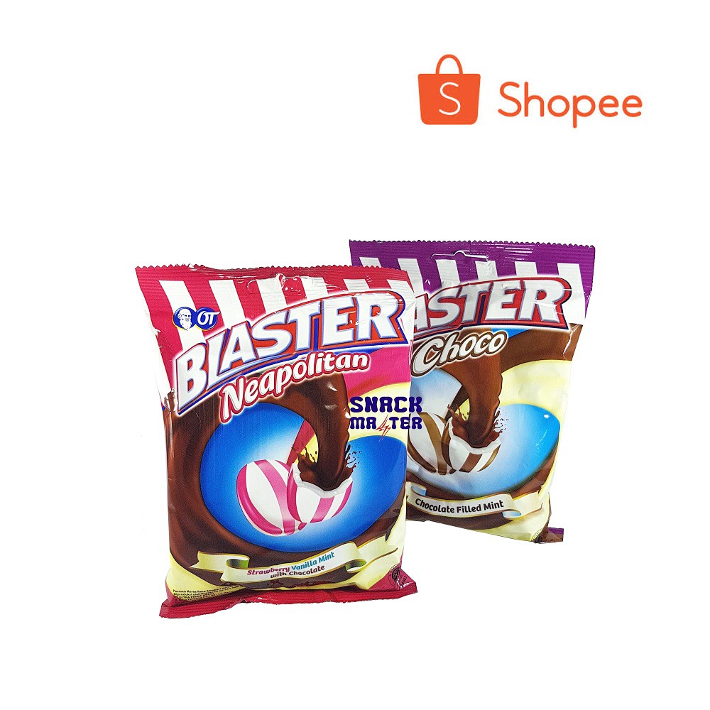 Jual Blaster Permen Mint Isi Cokelat- Netto 50 pcs x 2.5 gr Indonesia ...