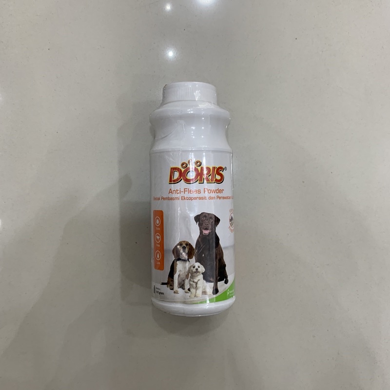 Jual Bedak Kutu Anjing DORIS Anti Fleas Powder 100g | Shopee Indonesia