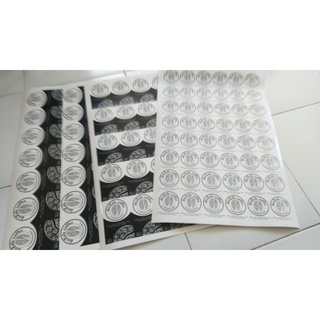 Jual A3+ Stiker TRANSPARAN PREMIUM / Sticker label botol / Label Botol ...