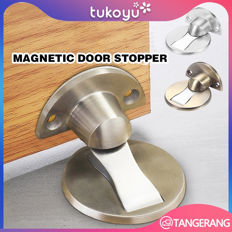 Jual Penahan Pintu Magnet/Magnetic Door Stopper/Anti-Collision Magnetic ...