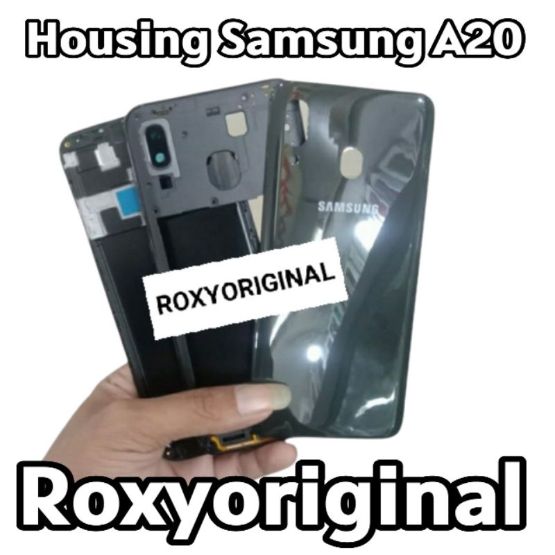 Jual Casing Housing Cassing Fullset Samsung A20 A205 + Frame Lcd Bezel ...