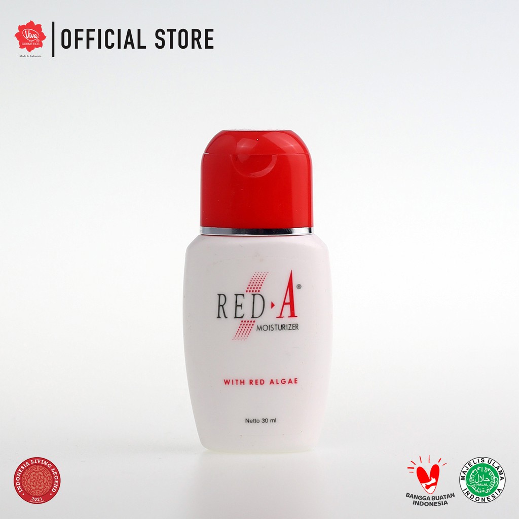 Jual Red-A Moisturizer with UV FILTER A & B, Vit E & Pro VIT B6 - 30 ml ...