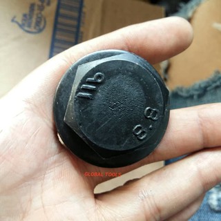 Jual Baut mur baja 8.8 m16 x 60 baut kunci 24 high tensile bolt baut hitam Indonesia|Shopee ...