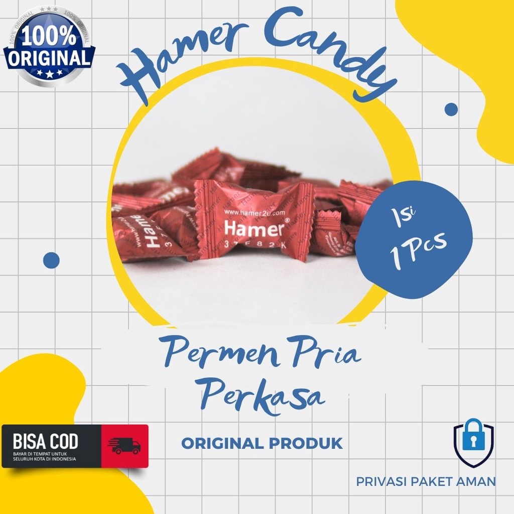 Jual Permen Hamer Candy - Hammer Original Asli 1 pcs | Shopee Indonesia