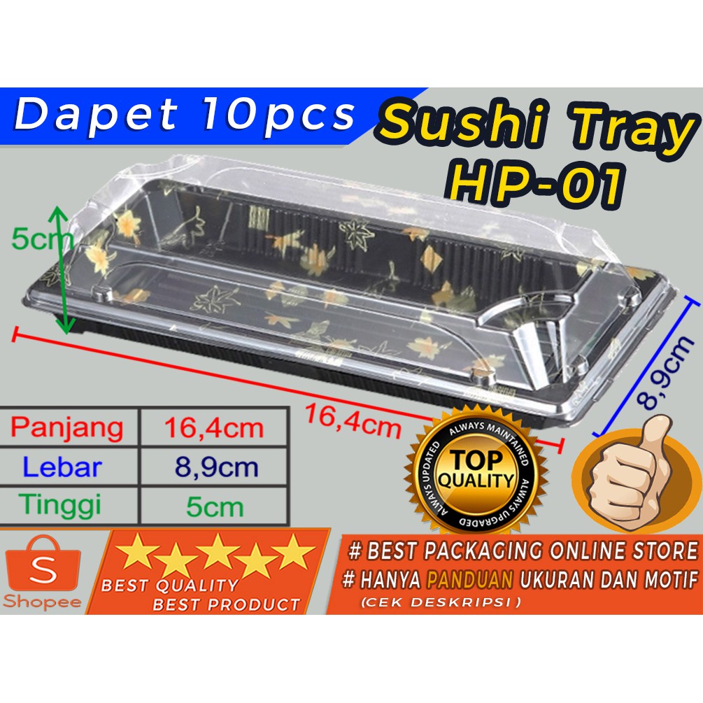 Jual TRAY SUSHI IMPORT ( HP - 01 ) | Shopee Indonesia