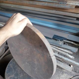 Jual Plat besi bundar / plendes . Tebal 2 cm , Diameter 35,5cm | Shopee ...