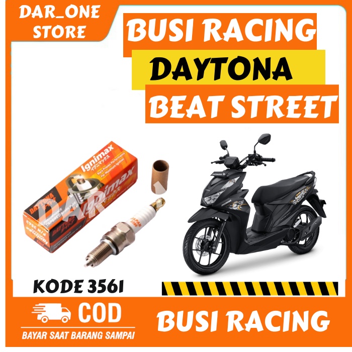 Jual BUSI DAYTONA RACING ORIGINAL HONDA BEAT STREET IRIDIUM 3561 | Shopee Indonesia