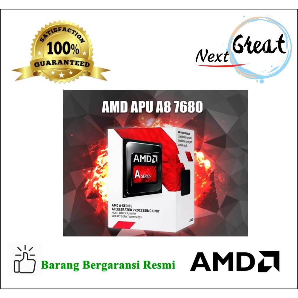 Jual AMD Processor A8-7680 [3.5 GHz, Socket FM2+, Radeon R7 GPU] | Shopee Indonesia