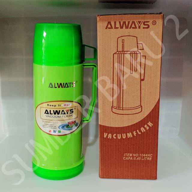 Termos Air Panas Plastik Dx Always (wajib packing kayu) | Shopee Indonesia