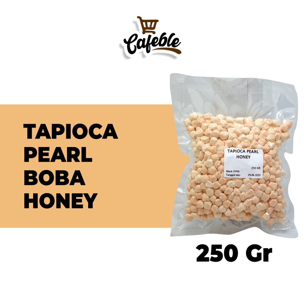 Jual Itpin Tapioca Pearl Bubble Boba Honey Madu kemasan 250 gram ...