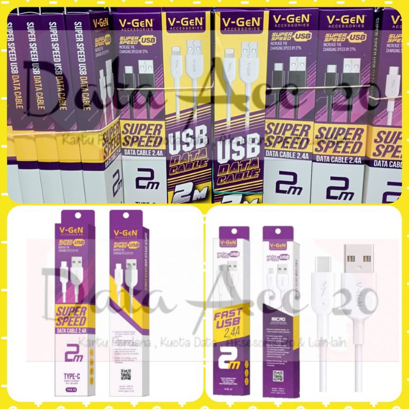 Jual KABEL DATA V-GEN ( 1 Meter VCB-21 , VCB-23 , VCB-25 ) - ( 2 METER ...