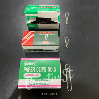 Jual Paper Clip Trigonal / Klip Kertas Trigonal No 1 3 5 Indonesia ...