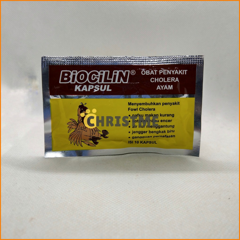 Jual Biocilin 10 Kapsul Original - Vitamin Obat Cholera untuk Ayam dan ...