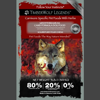 Jual Timberwolf Mediterranean LEGENDS - Grain Free Canid Formula Dog ...