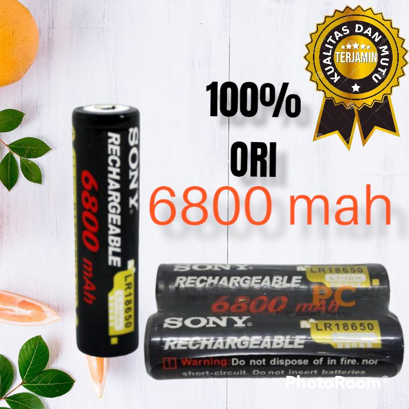 Jual Baterai Cas Sony 18650 Batrey Battery LR18650 Rechargeable 6800mAh ...