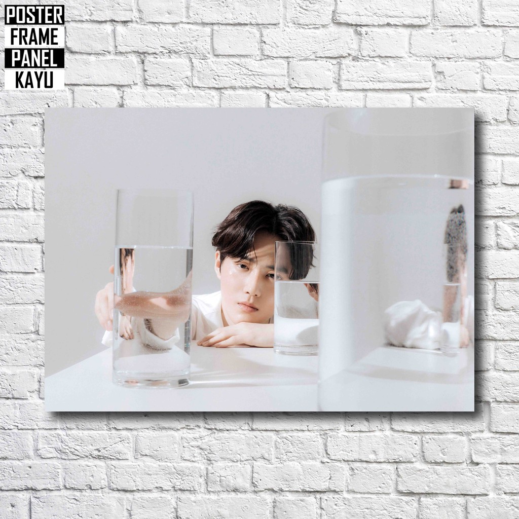 Jual Poster EXO Suho Self Portrait Frame Kayu Solid A4 SHO005 | Shopee Indonesia