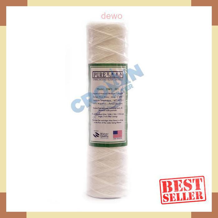 Jual PURETREX - Filter Benang / String Wound Sediment Filter 10in 1 ... Jual PURETREX - Filter Benang / String Wound Sediment Filter 10in 1 ...