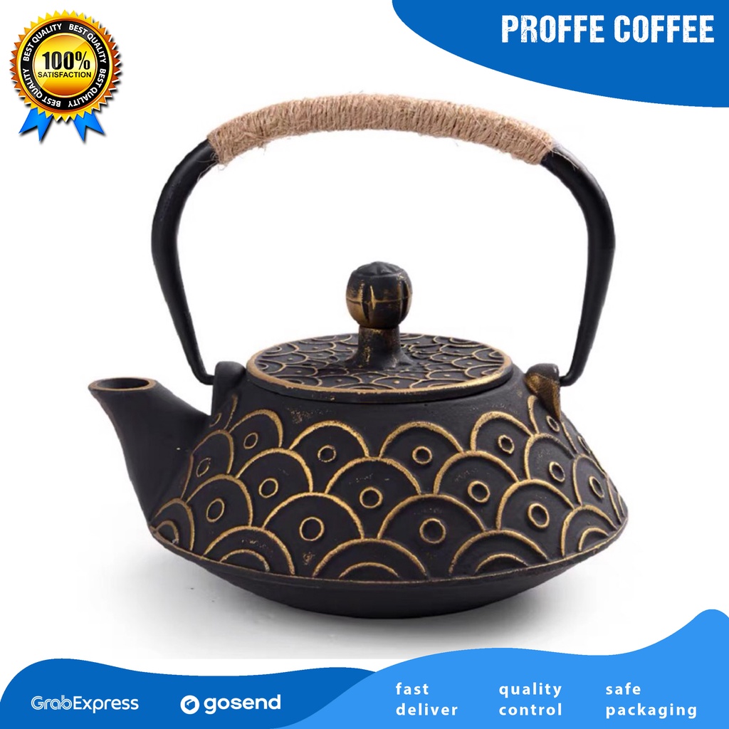 Jual teko teh jepang Tea pot kettle Ceret air Cast iron kettle Japanese ...