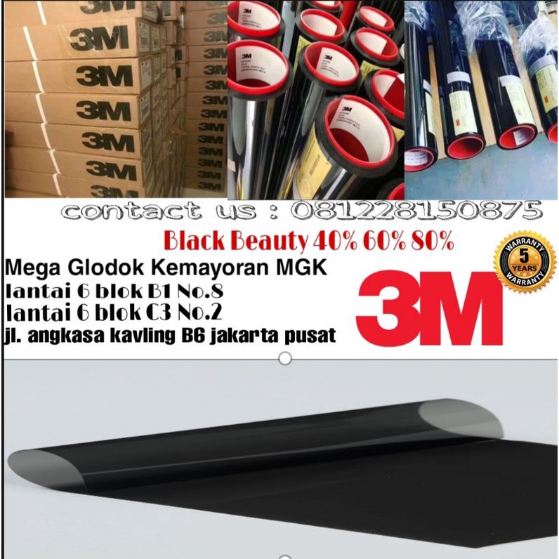 Jual kaca film|| kaca film mobil|| kaca film gedung|| kaca film 3M|| bahan 3M black beauty || 3M ...