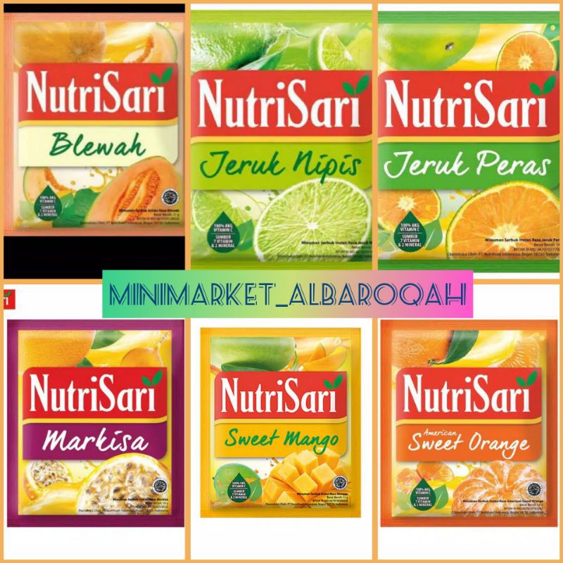 Jual Nutrisari All Varian Sachet | Shopee Indonesia