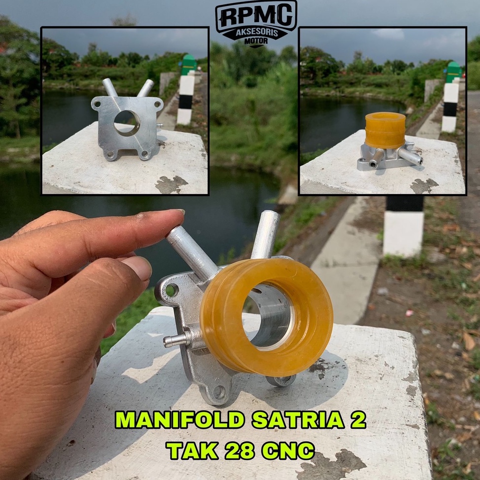Jual INTAKE MANIFOLD SATRIA 2 TAK CNC MANIPOL MANIPUL INTEK SATRIA ...