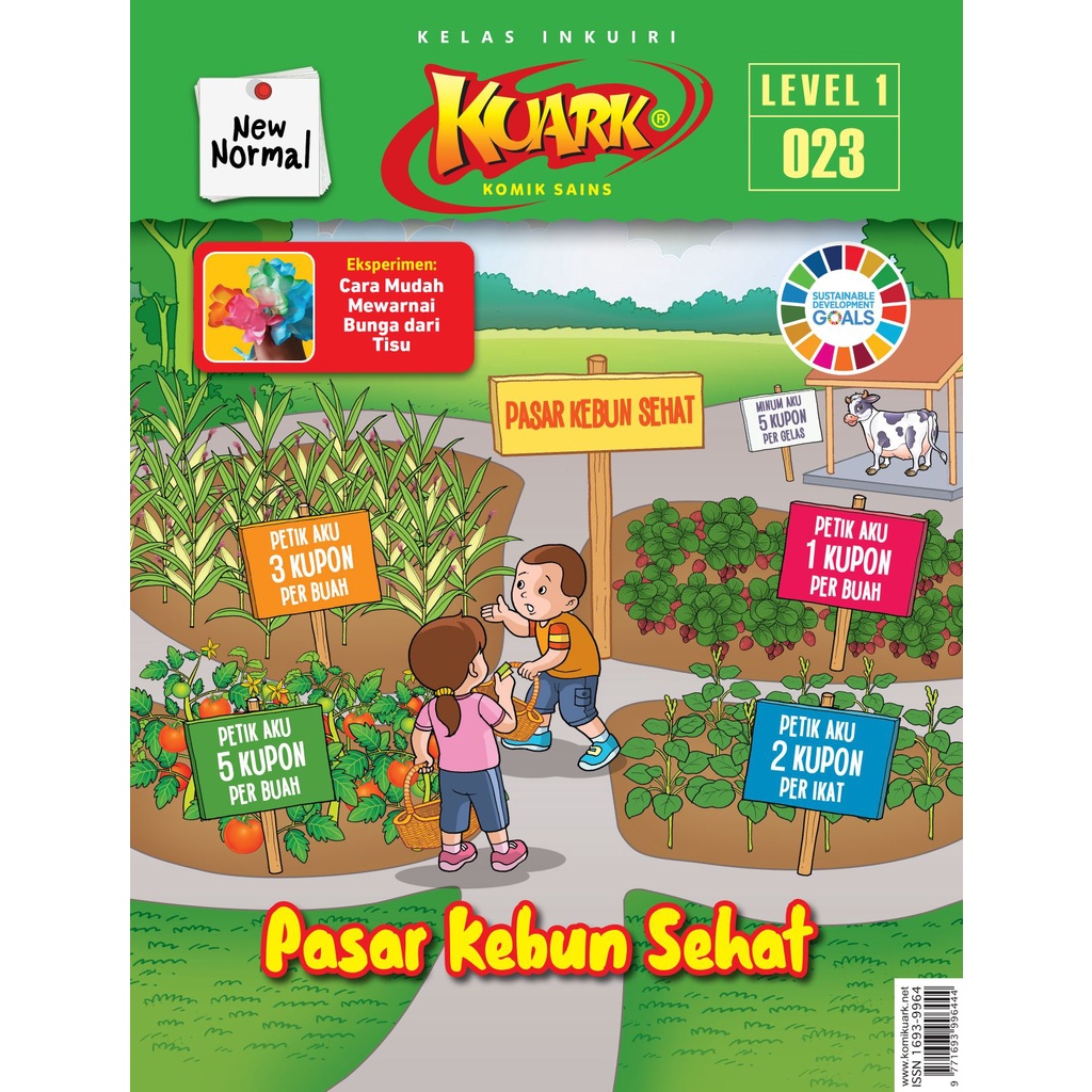 Jual KUARK Komik Sains Level I Nomor 023 New Normal - Materi OSK 2023 ...