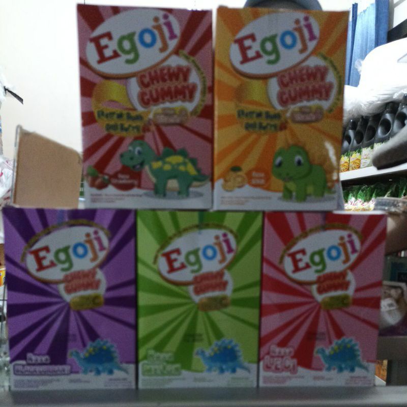 Jual Egoji chewy gummy sachet 20 gr (per 5 sachet) | Shopee Indonesia