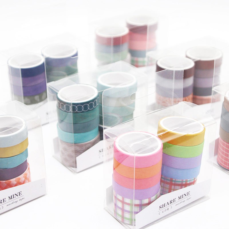 Jual Masking Tape Set 10pc Share Mine / Washi Tape / Salotip Dekorasi ...