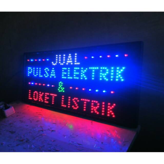 Jual Tulisan lampu led / led sign loket listrik | Shopee Indonesia